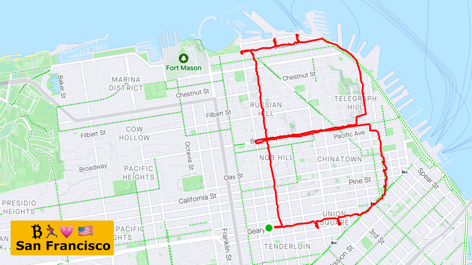 San Francisco Bitcoin Run ₿ 🏃‍♂️ 🇺🇸 - Bitcoin Runs